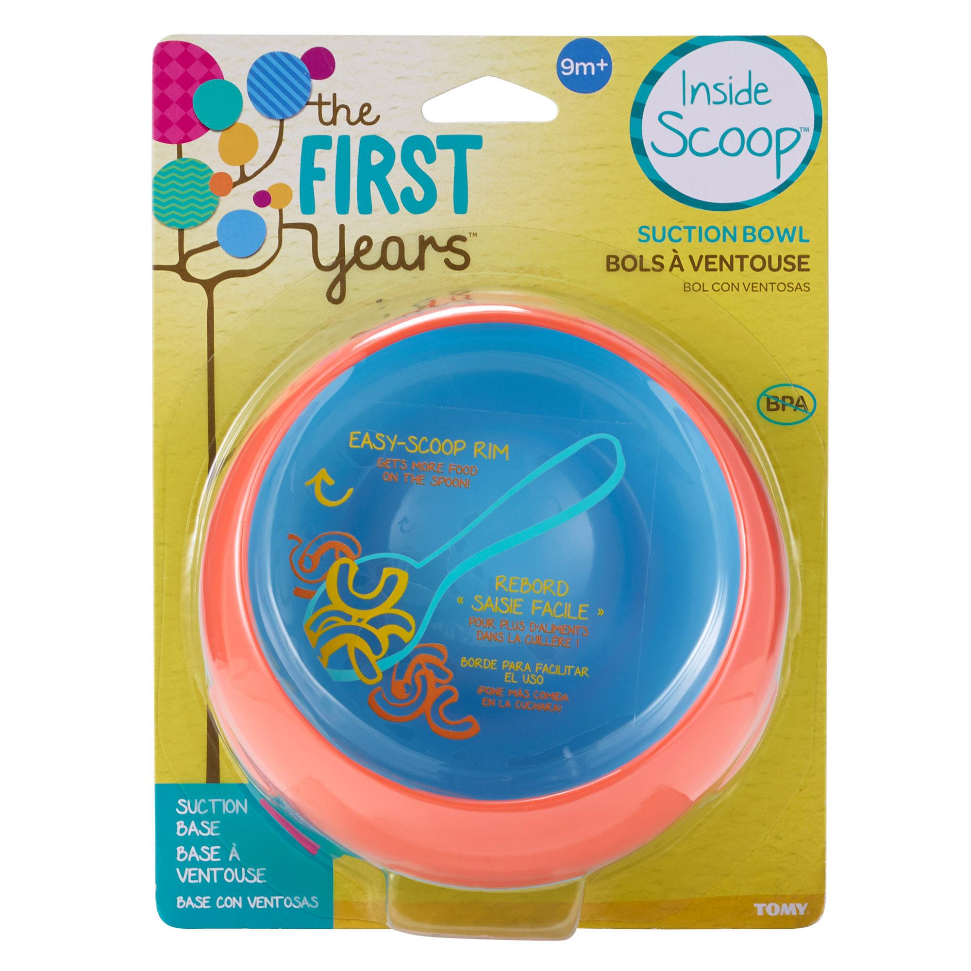 خرید اینترنتی ظرف غذای کودک چسبنده The First Years نارنجی | نی نی بازار